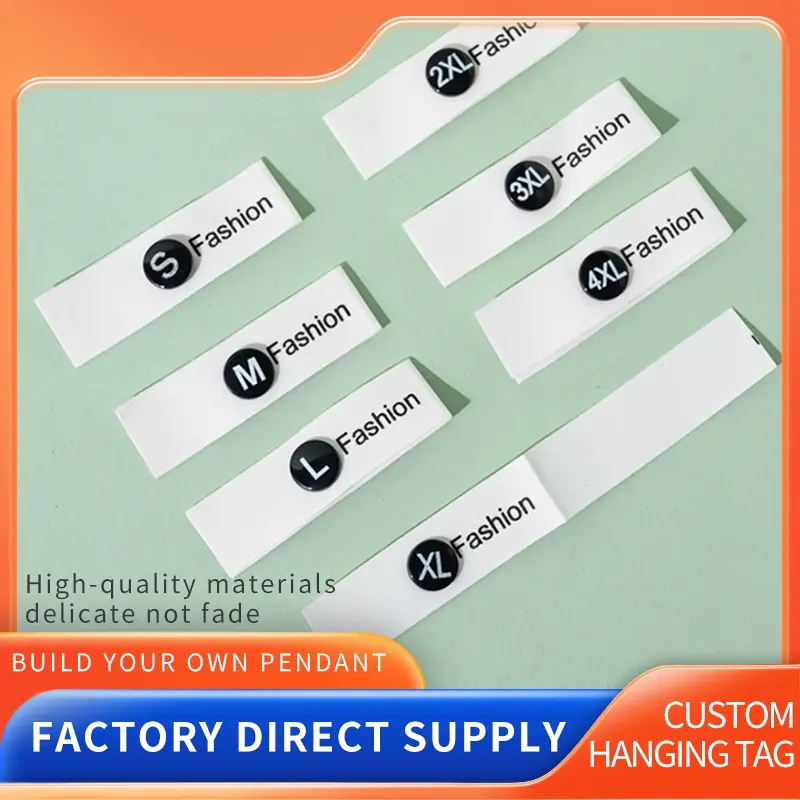 Size Labels for clothing | Woven size labels | China LIJIE