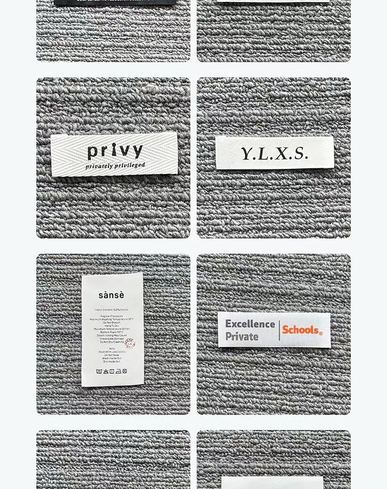 Custom Neck Tags for Shirts | Manufacturer CHINA LIJIE